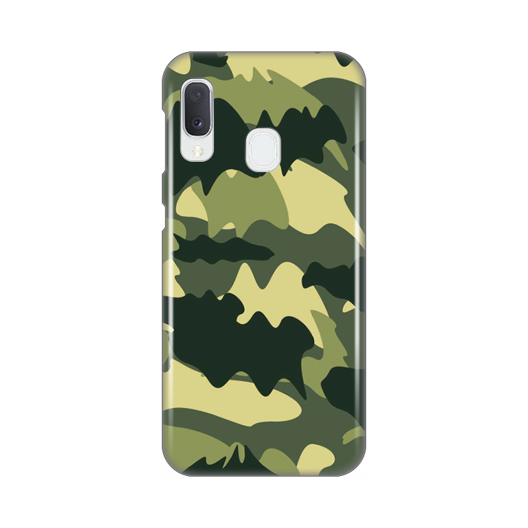 Zastitna ultra tanka (skin) maska / futrola PRINT - Samsung A202 Galaxy A20E Army