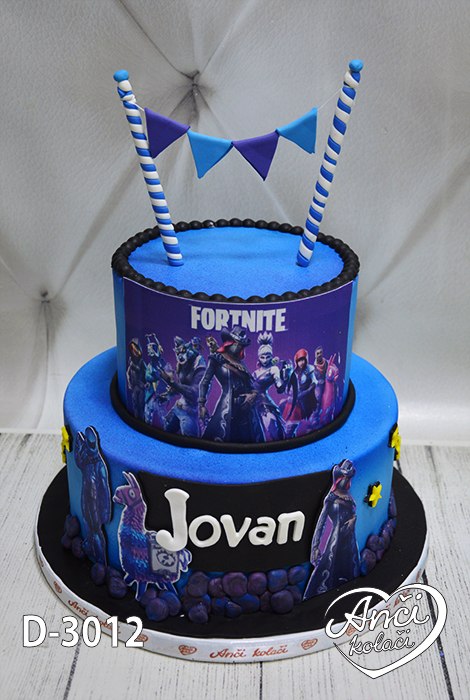 Jovanova Fortnite torta