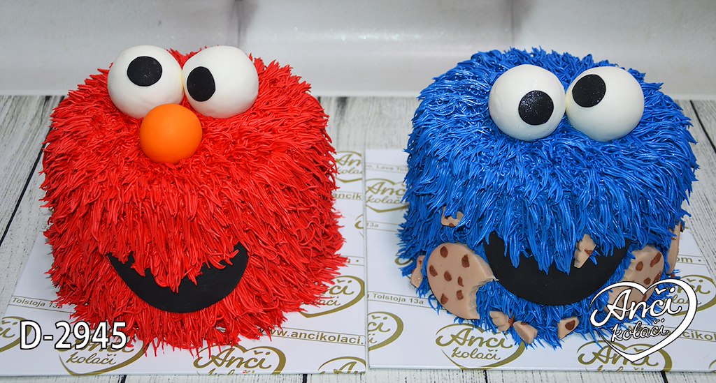 Elmo i Cookie Monster