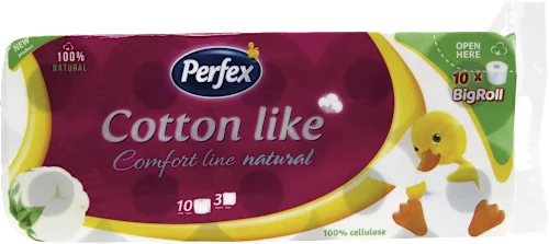 Perfex
Cotton like - Comfort line natural toaletni papir 3-slojni, 10 kom