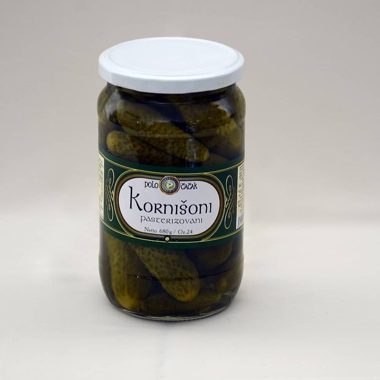 Kornišoni pasterizovani 680g