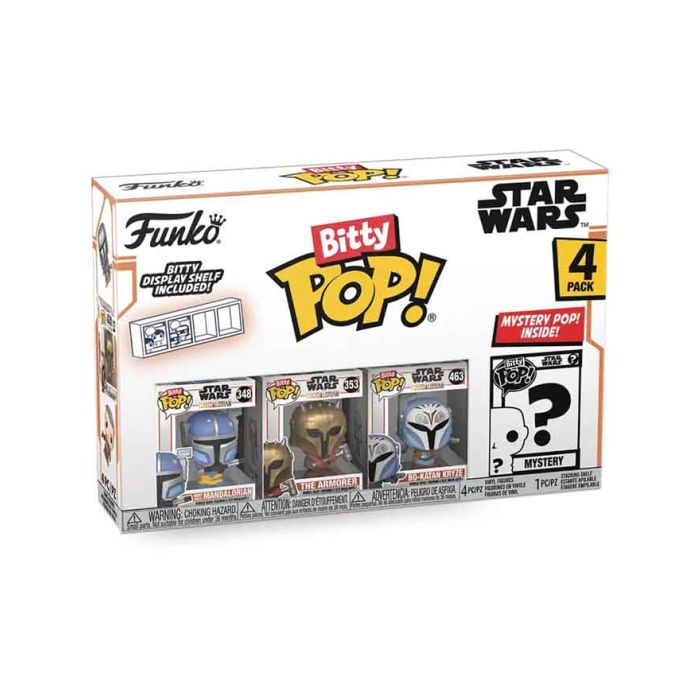 Funko Bitty POP!: Mandalorian 4PK - Heavy Mandalorian