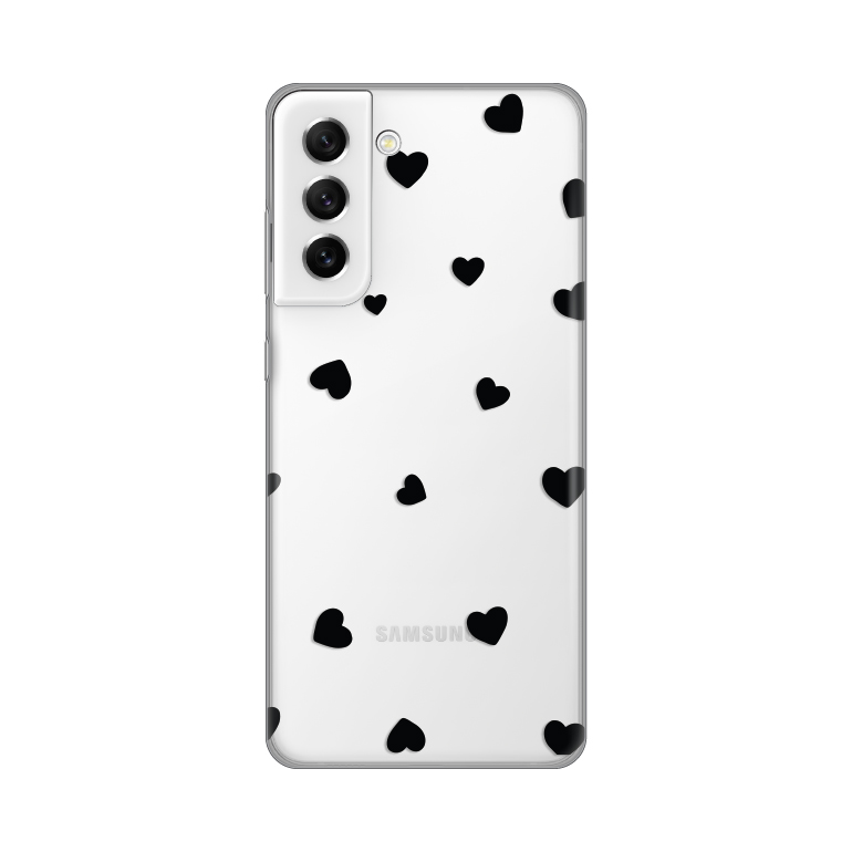 Zastitna ultra tanka (skin) maska / futrola PRINT - Samsung G990 Galaxy S21 FE Heart