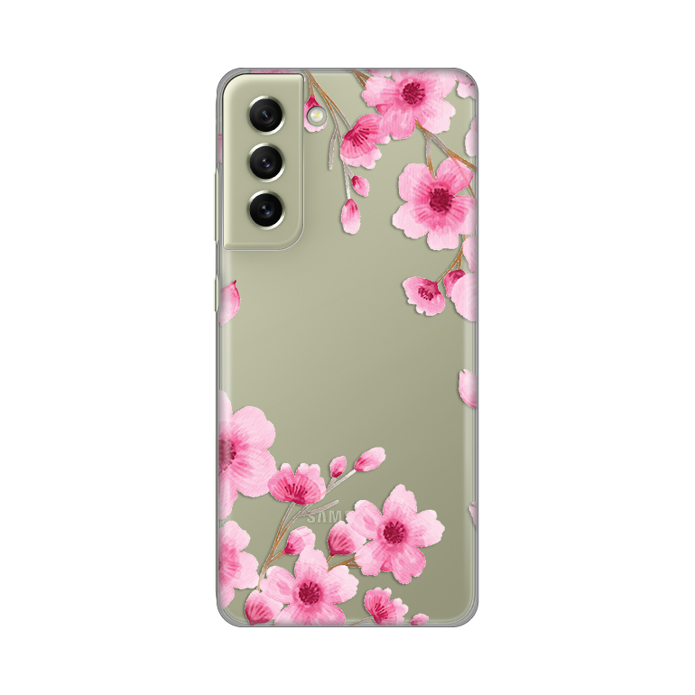 Zastitna ultra tanka (skin) maska / futrola PRINT - Samsung G990 Galaxy S21 FE Rose Flowers