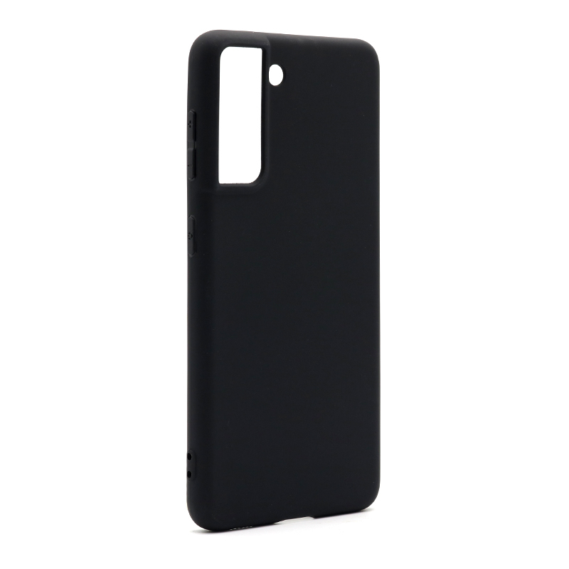 Zastitna ultra tanka (skin) maska / futrola KOLOR - Samsung G991 Galaxy S21 crna (MS)