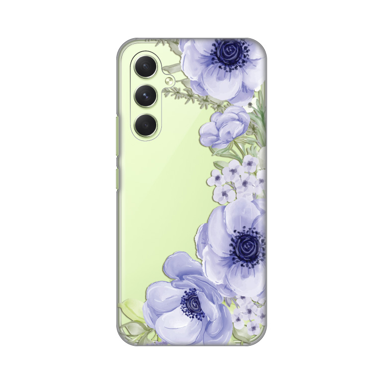 Zastitna ultra tanka (skin) maska / futrola PRINT - Samsung A546B Galaxy A54 5G Blue Roses