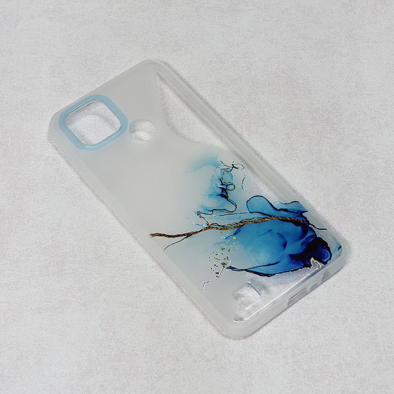 Zastitna maska (futrola) Water Spark - Realme C21 tamno plava