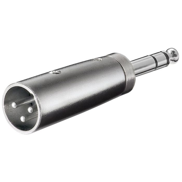Adapter XLRm - 6.3mm STm XLR-3MJPSM
Adapter XLRm - 6.3mm STm XLR-3MJPSM