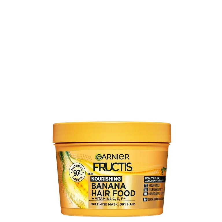 GARNIER FRUCTIS HAIR FOOD MASKA ZA KOSU 390ML BANANA