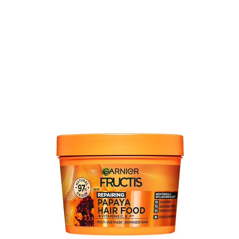 GARNIER FRUCTIS HAIR FOOD MASKA ZA KOSU 390ML PAPAYA