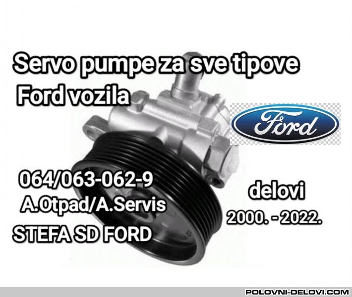 Servo Pumpe Za Sva Ford Vozila