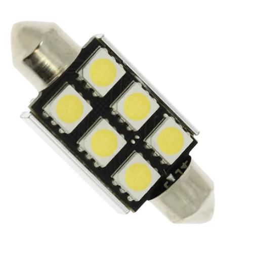 SIJALICA LED FESTOON CANBUS 39MM BELA