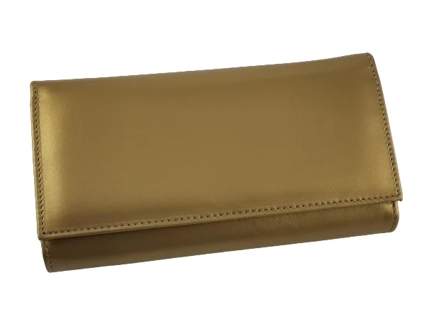 Najveći kožni ženski novčanik Glamur zlatni
