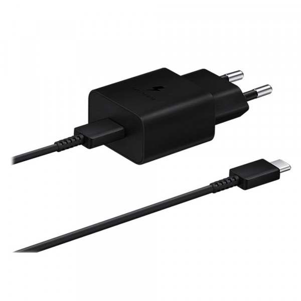 Samsung EP-T1510-XBE crni kućni punjač (adapter) za mobilne telefone USB C port+kabl USB C