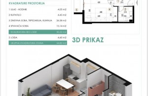 Prodajem Stan-Apartman, Veliki Mokri Lug, Beograd Grad