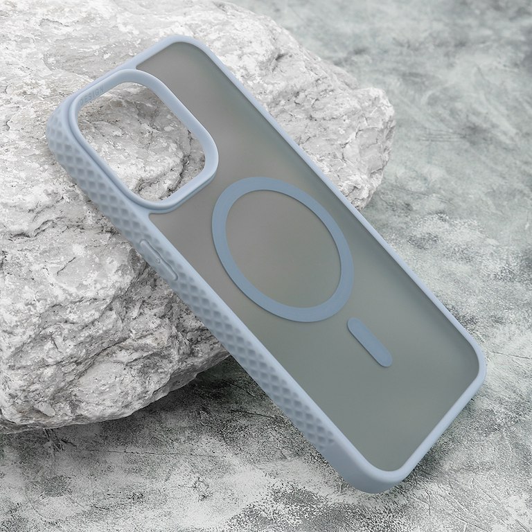 Zastitna maska (futrola) RUGGED MagSafe - iPhone 15 Pro Max (6.7) svetlo plava (MS)