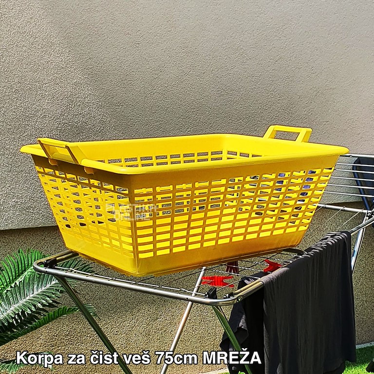 Korpa za čist veš četvrtasta 75cm MREŽA