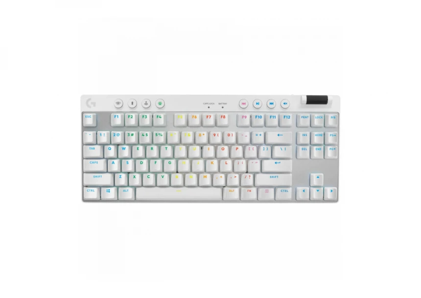 LOGITECH G PRO X TKL LIGHTSPEED Mechanical Gaming Keyboard - WHITE - US INT'L - TACTILE