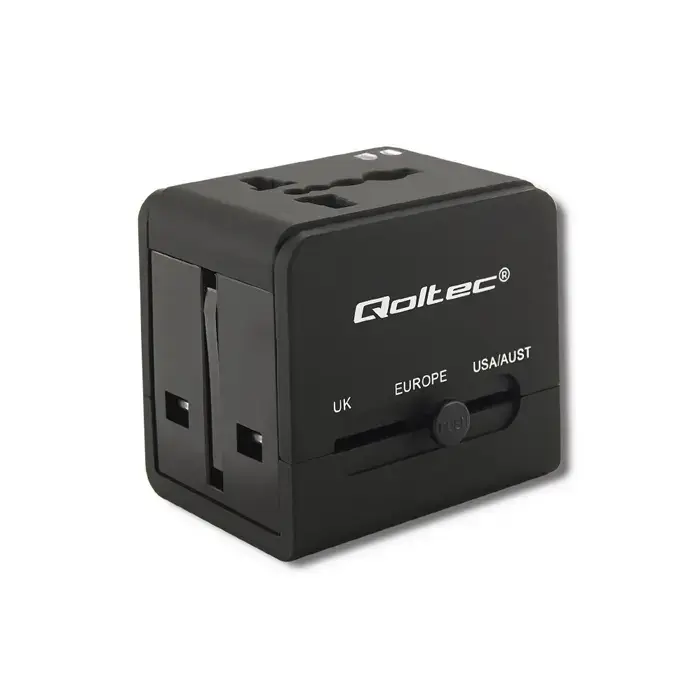 Qoltec Putni adapter za struju, 2xUSB, 10.5V, 5V, 2.1A