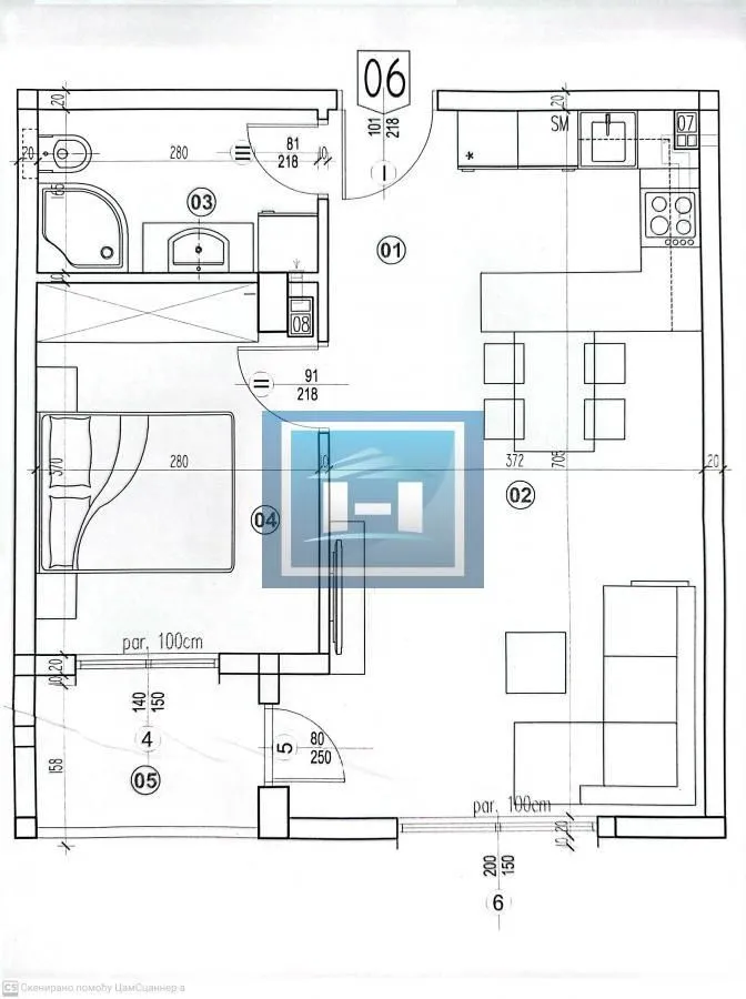 Prodaja, dvosoban stan, 43m2, Centar, Paraćin