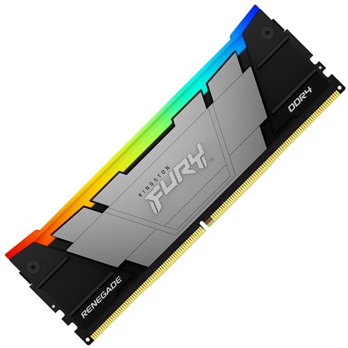 Kingston 8GB (1x8GB) DDR4 4000MT/s CL19 FURY Renegade RGB Black XMP DIMM memorija | KF440C19RB2A/8