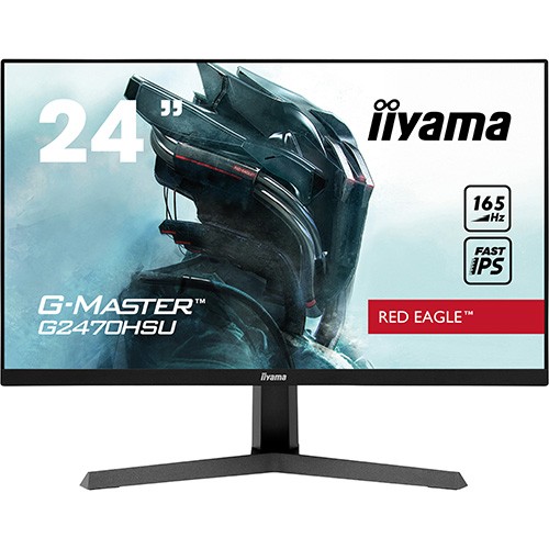 Iiyama 23.8″ Red Eagle G-Master FHD 165Hz Freesync Premium IPS Gaming Monitor - G2470HSU-B1