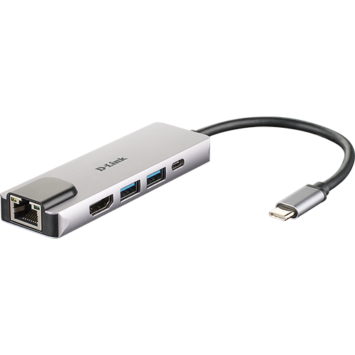 D-Link USB-C čvorište 1 x USB-C 2 x USB 3.0 HDMI Ethernet | DUB-M520