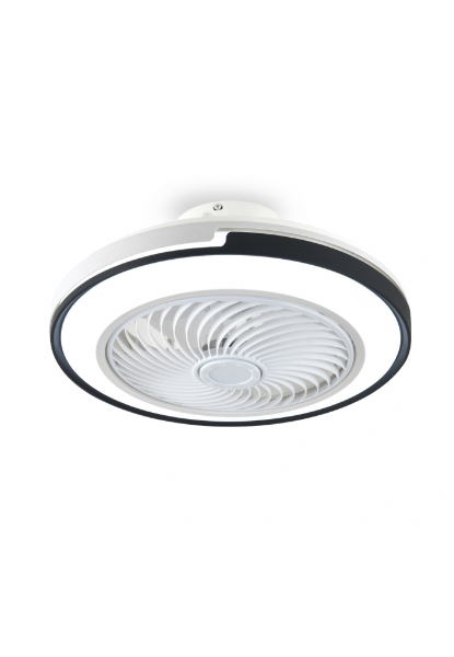 Led plafonjera ventilator bk/wh 1389