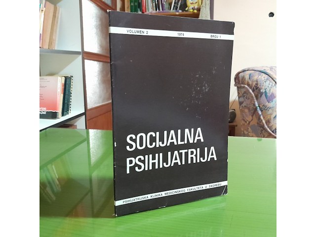 SOCIJALNA PSIHIJATRIJA 1974. br.1