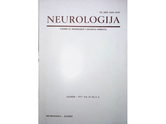 Neurologija-Časopis za neurologiju i granična područja