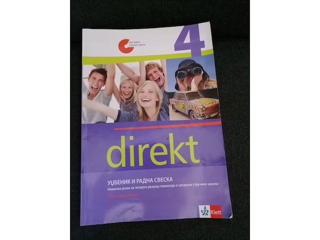 Nemački jezik Direkt 4, udžbenik i radna sveska, Klett