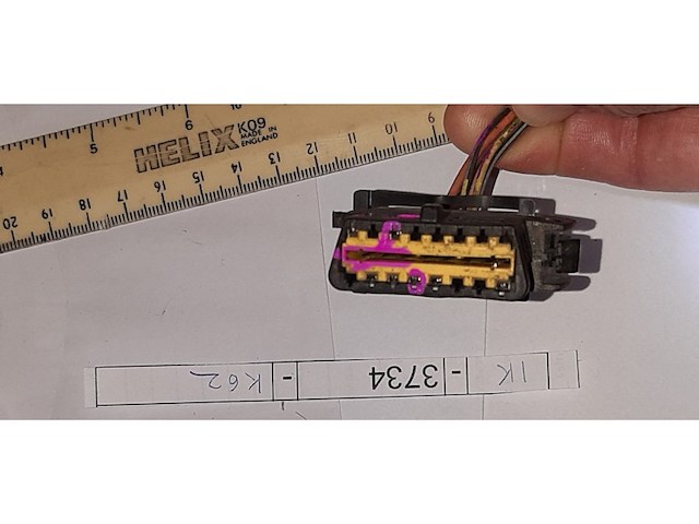 Konektor OBD II sa parčetom kabla	IK	-	3734	-	K62