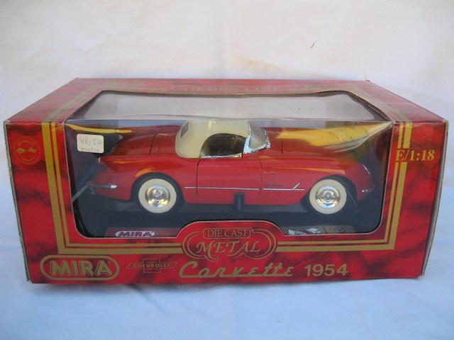 1:18 mira chevrolet corvette