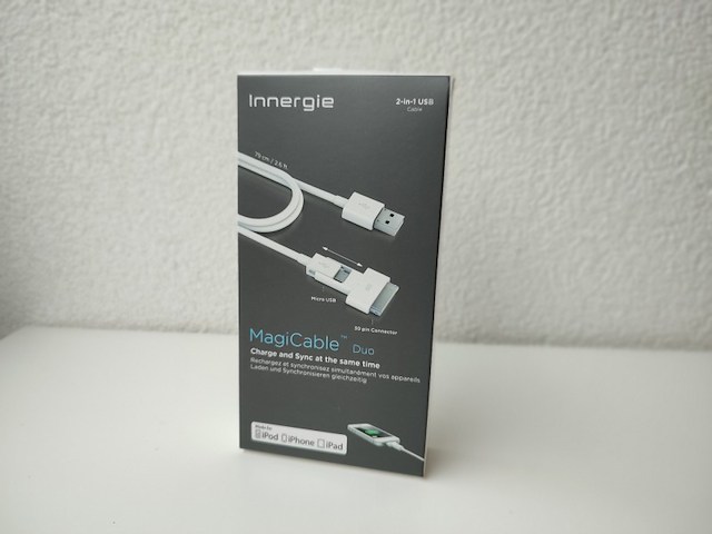 Innergie Charge Sync MagiCable Duo (iPhone, iPod, iPad)