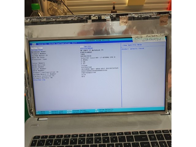 Ekran, panel LTN156HT01 15.6inch 40pin FullHD