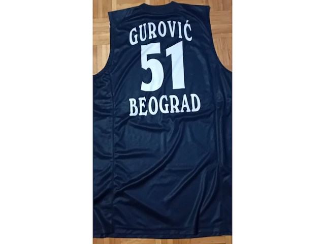 Dres KK Partizan, Mi.Gurović,originalan,crne boje `04