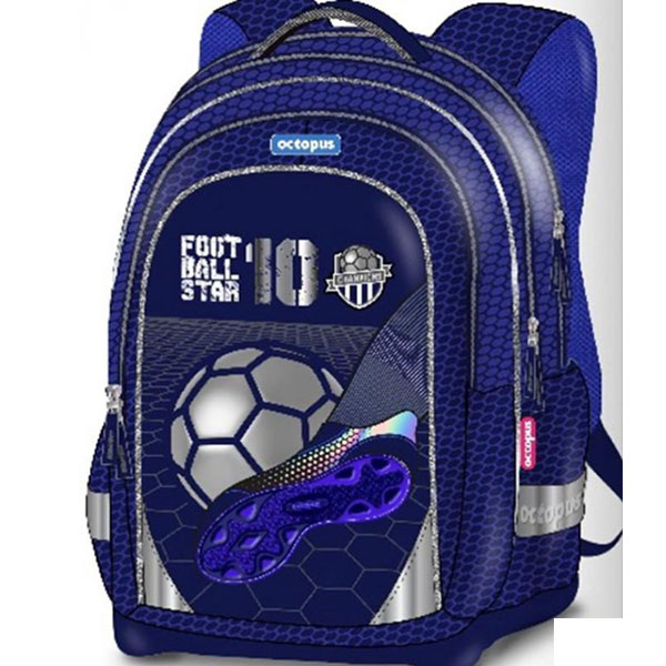 Ranac za školu anatomski Octopus Football Blue OET2410