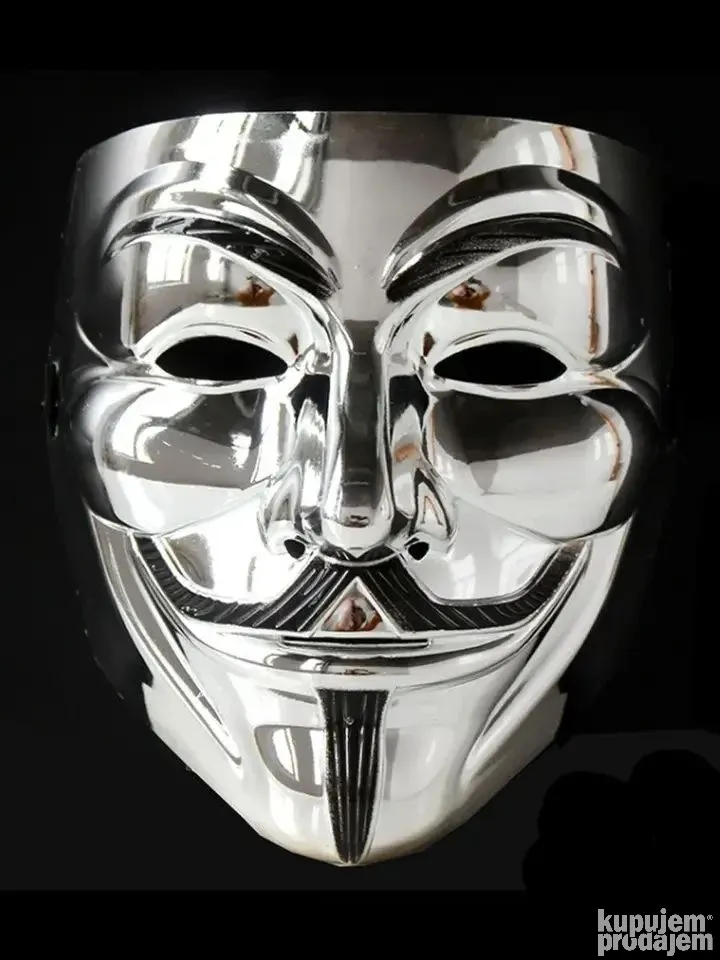Anonymose maska sreberna