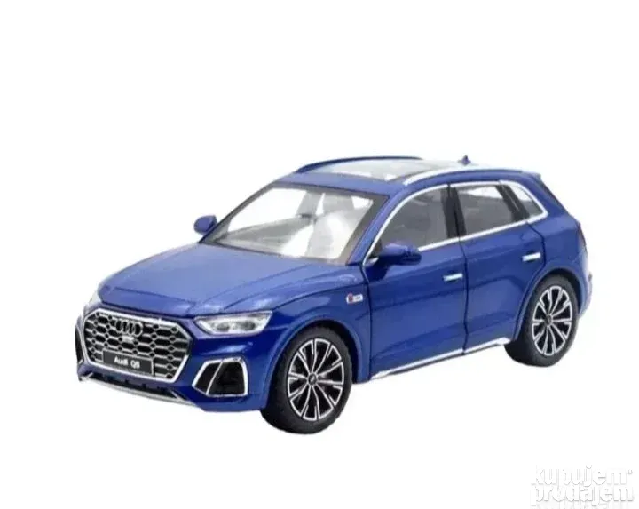 Audi Q5 S-line 1:24 plavi metalni auto