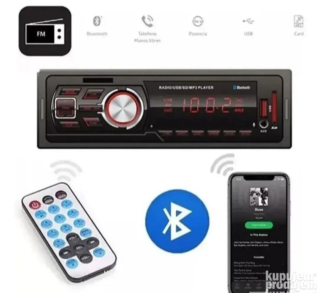 Auto Radio Bluetooth 4x60 - model 626