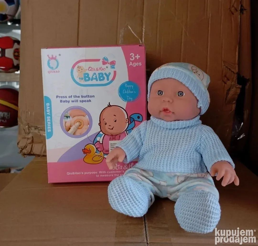 Beba Lutka muzička u plavoj pidzami