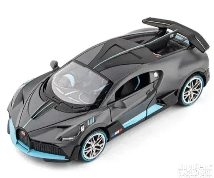 Buggati Divo sivi metalni sa svetlom i muzikom