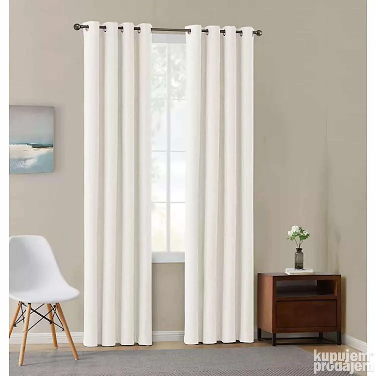 Draperije moderne FLANNEL ZAVESE 140x270cm