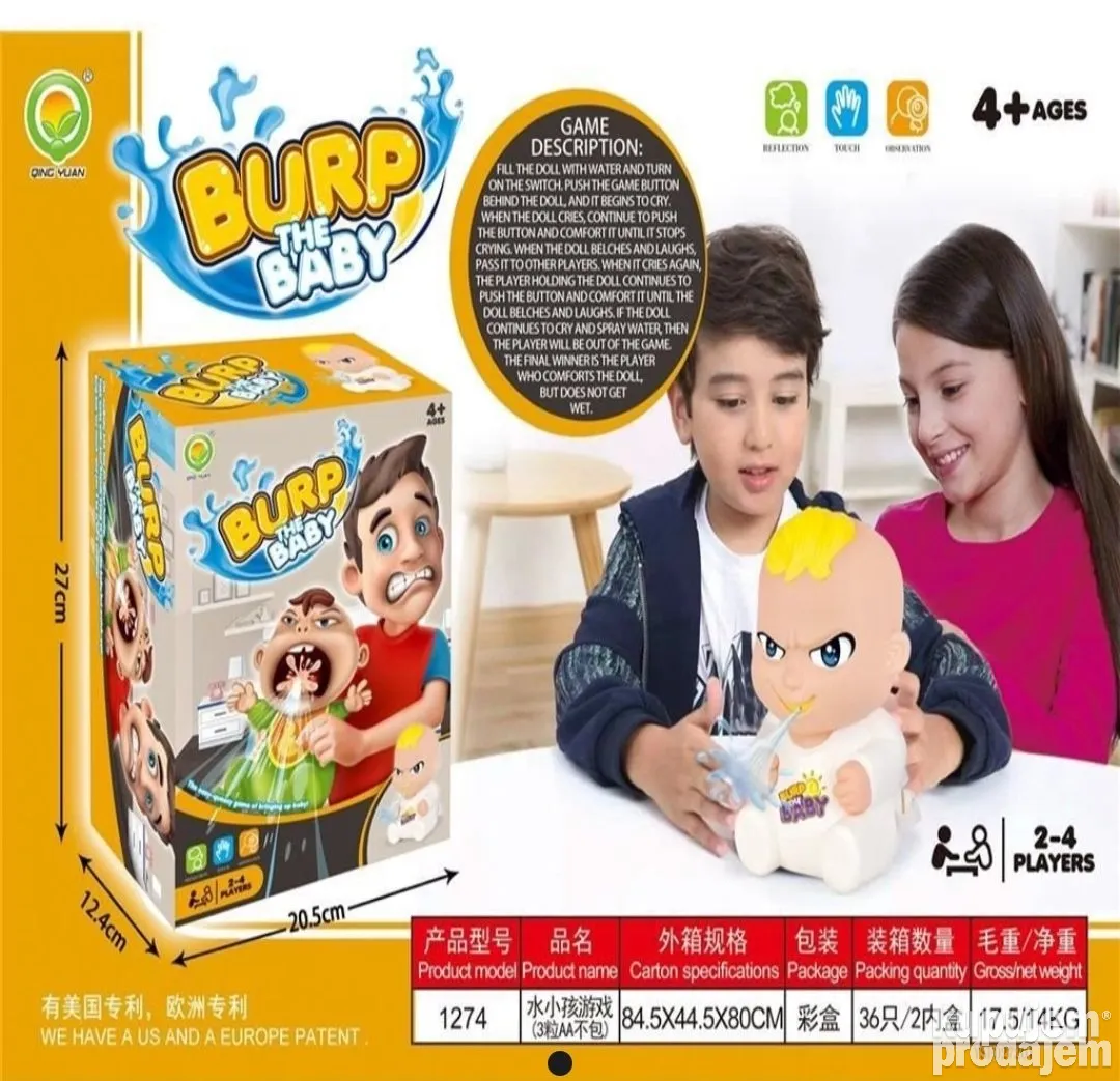 Društvena igra Burp the baby