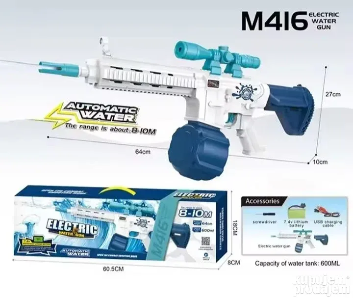 Električna vodena puška M416 automaska