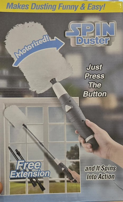 Električni praško- spin DUSTER- čistač prašine