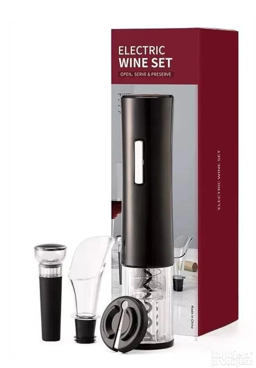 Električni set za vino - 4 u 1 (NOVO)