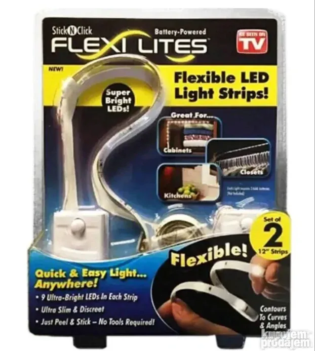 Fleksi Lites samolepljive LED trake