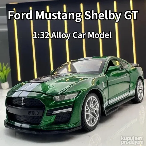 Ford Mustang Shelby GT500 1/32 Zeleni