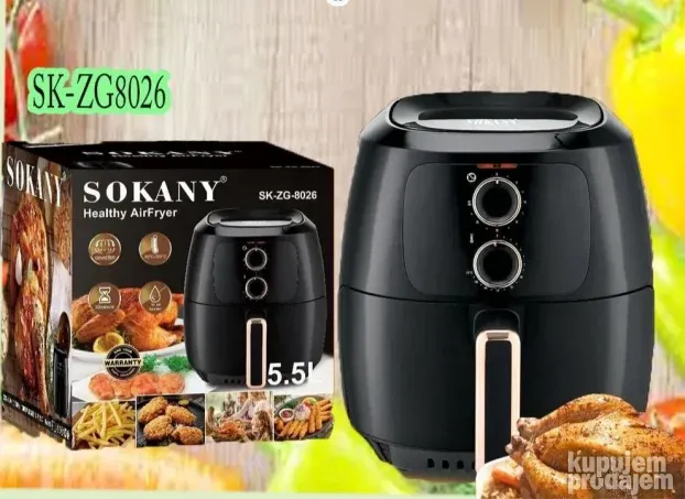 Friteza 5.5L Friteza na vruc vazduh Friteza Air fryer